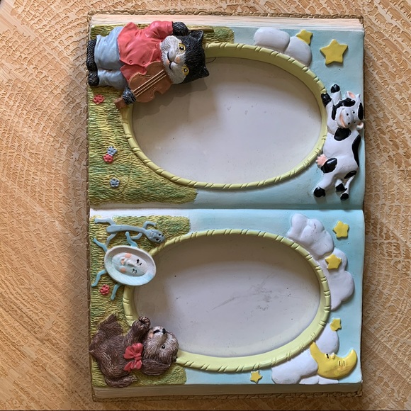 Vintage | Accents | Vintage Nursery Rhyme Double Oval Frame | Poshmark